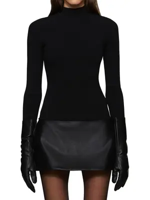 ET OCHS Colette Mixed-media Minidress