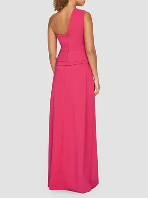 KAY UNGER Everette One-shoulder Walk-thru Jumpsuit