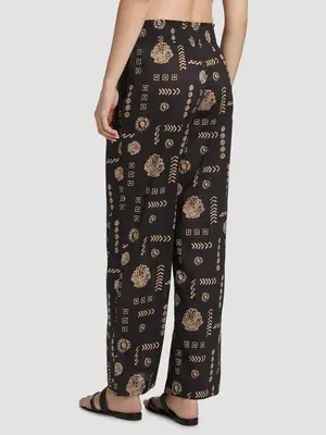 Rails Brendon Abstract Cotton Straight Pants
