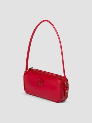 Miu Miu Leather Pouch - Red