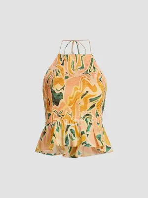Rails Gwendolyn Abstract Cotton Sleeveless Top