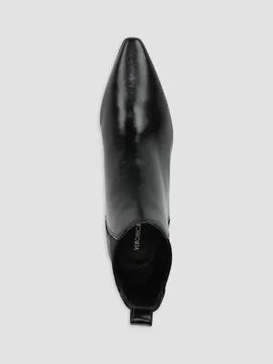 Veronica Beard Astra Leather Chelsea Short Boots
