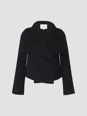 Soia & Kyo Bree Double-face Wool-nylon Wrap Jacket