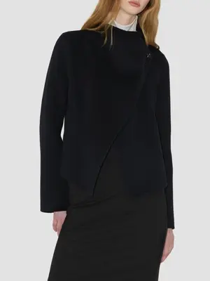 Soia & Kyo Bree Double-face Wool-nylon Wrap Jacket