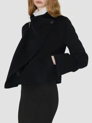 Soia & Kyo Bree Double-face Wool-nylon Wrap Jacket