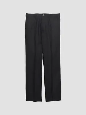 Prada Linen Pants - Black
