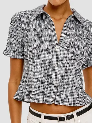 Rails Alton Gingham Smock Shirt