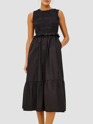 Rails Rialto Smocked Midi-dress