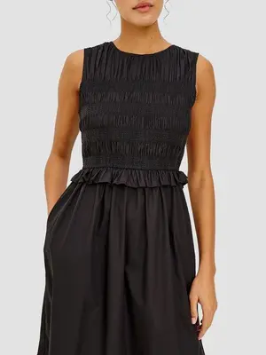 Rails Rialto Smocked Midi-dress