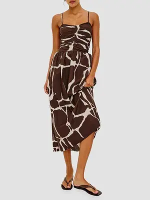 Rails Fisher Printed Midi-dress