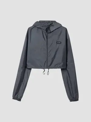 Miu Miu Technical Fabric Wind-breaker