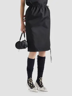 Prada Nylon Pencil Skirt