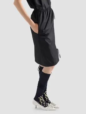Prada Nylon Pencil Skirt