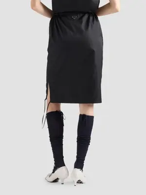 Prada Nylon Pencil Skirt