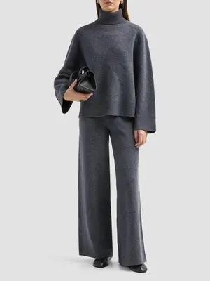 YVES SALOMON Merino Wool Turtleneck Sweater