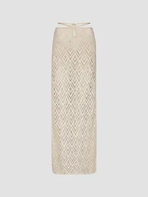 Johanna Ortiz Soul Crochet Maxi Skirt