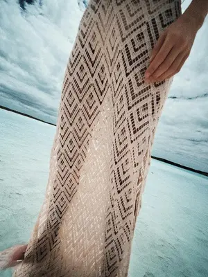 Johanna Ortiz Soul Crochet Maxi Skirt
