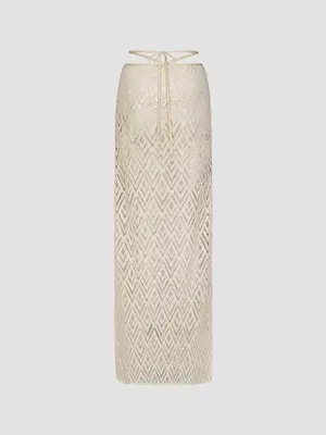 Johanna Ortiz Soul Crochet Maxi Skirt