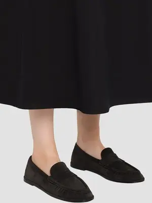 STUART WEITZMAN Spencer Suede Loafers - Shadow