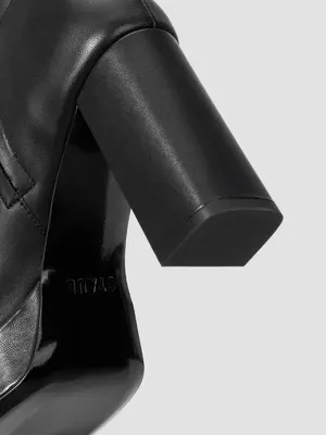 Staud Jodie 100mm Leather Platform Ankle Boots