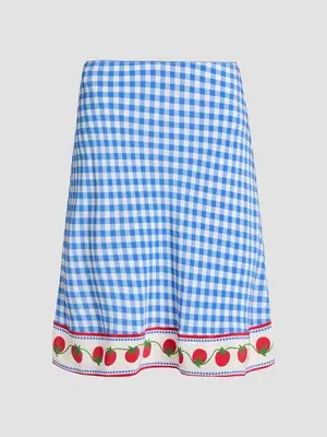 Rails Grazia Gingham A-line Skirt - Gingham Tomatoes