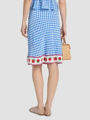 Rails Grazia Gingham A-line Skirt