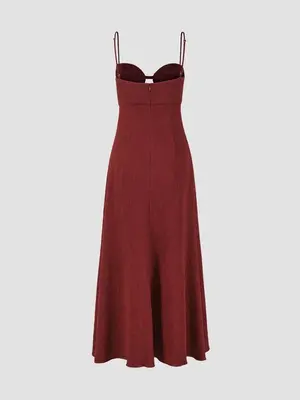 Johanna Ortiz Dream Spinner Maxi Dress - Wine