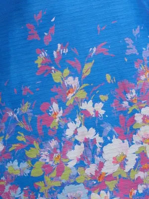 KAY UNGER Carlotta Floral Organza Gown