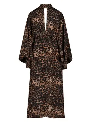 Johanna Ortiz Candelaria Treasured -print Silk-blend Midi-dress