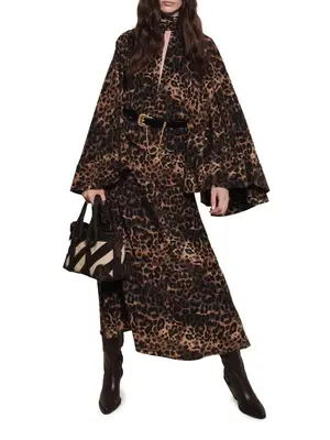 Johanna Ortiz Candelaria Treasured -print Silk-blend Midi-dress