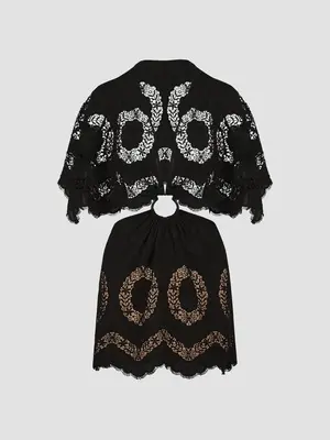 Johanna Ortiz Paradise Cotton Minidress