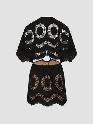 Johanna Ortiz Paradise Cotton Minidress