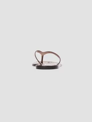 BLACK SUEDE STUDIO Crystal Snake Pvc Flip Flops
