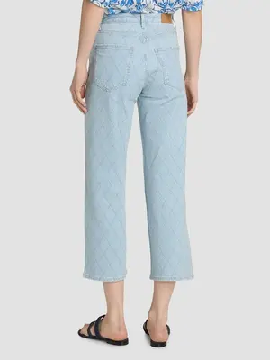 Rails Getty Cotton Straight-leg Crop Jeans