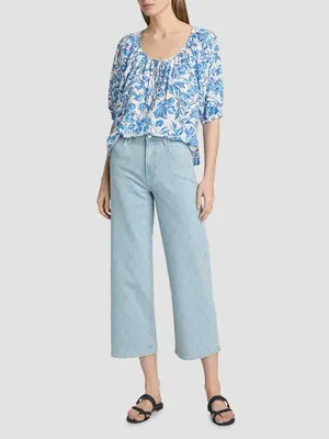 Rails Getty Cotton Straight-leg Crop Jeans