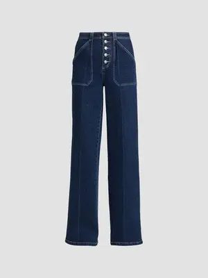 Cinq À Sept Tailors Crease High-rise Wide-leg Pants