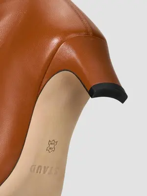 Staud Wally 55mm Leather Knee-high Boots - Tabac
