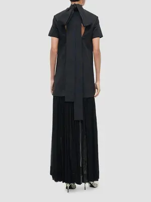 Staud Pia Two-tone Maxi Dress