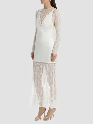 Simkhai Alicia Lace Midi-dress