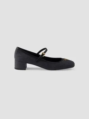 Prada Fabric Pumps - Grey