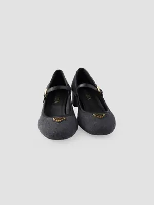 Prada Fabric Pumps - Grey