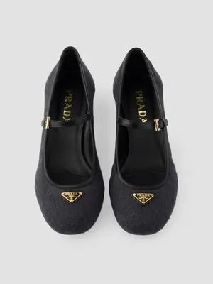 Prada Fabric Pumps - Grey