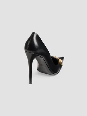 Gucci Donna 110mm Leather Pumps - Nero
