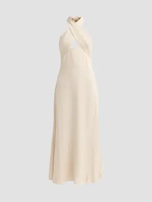 Johanna Ortiz Celeste Crinkle Ankle Dress