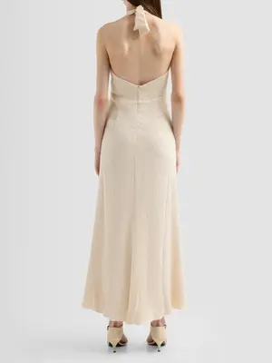 Johanna Ortiz Celeste Crinkle Ankle Dress