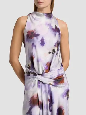 A.L.C. Skylar Abstract-print Gown