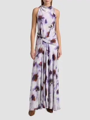 A.L.C. Skylar Abstract-print Gown