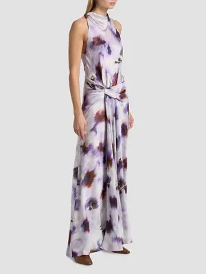 A.L.C. Skylar Abstract-print Gown