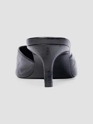 BLACK SUEDE STUDIO Analisa Mules - Black