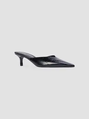 BLACK SUEDE STUDIO Analisa Mules - Black